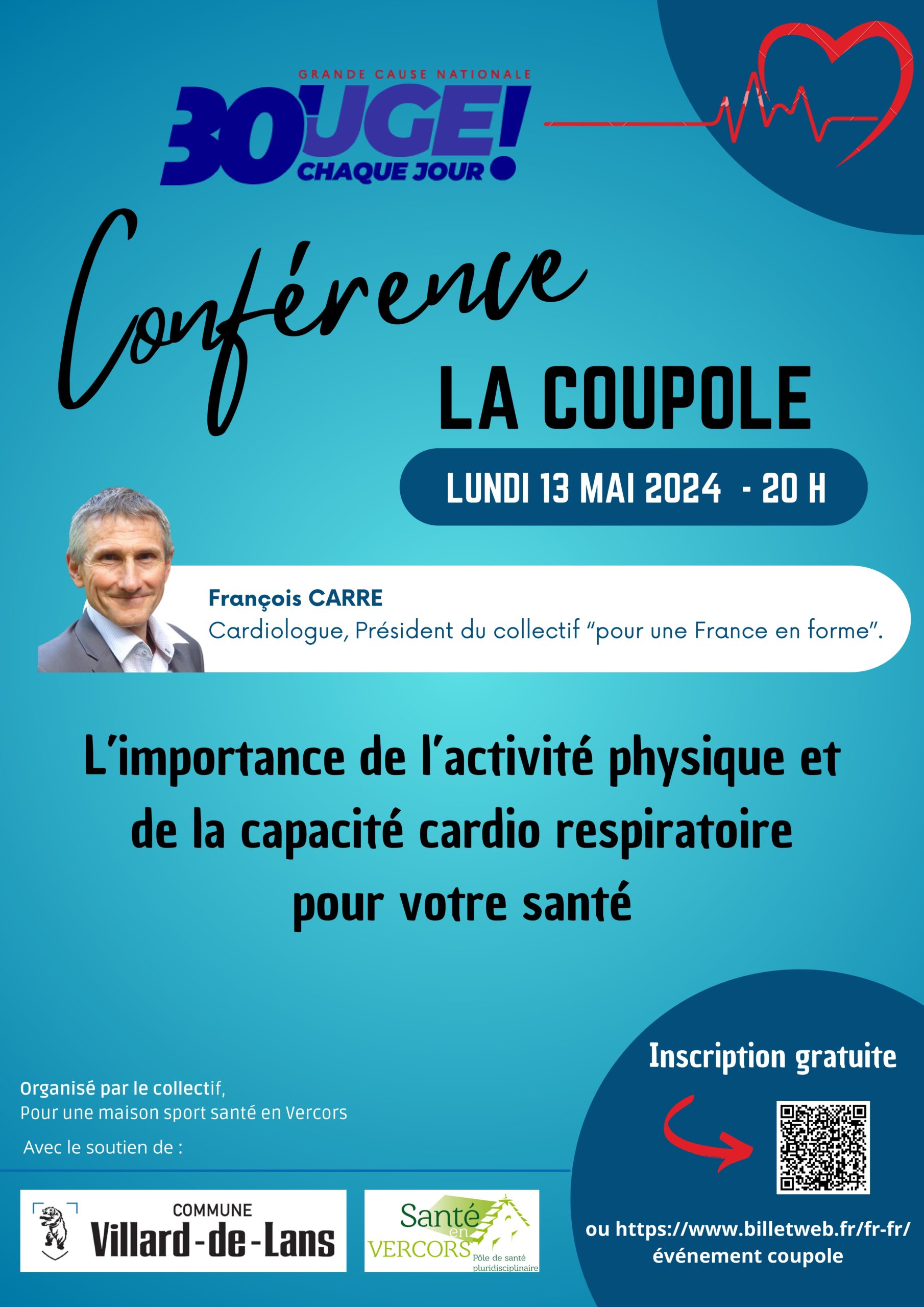 Conférence Bouge Chaque Jour // Vercors - Prescri'Bouge